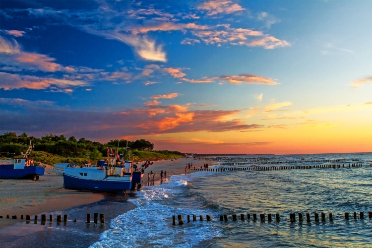 Kur an der Polnischen Ostseeküste / Mielno